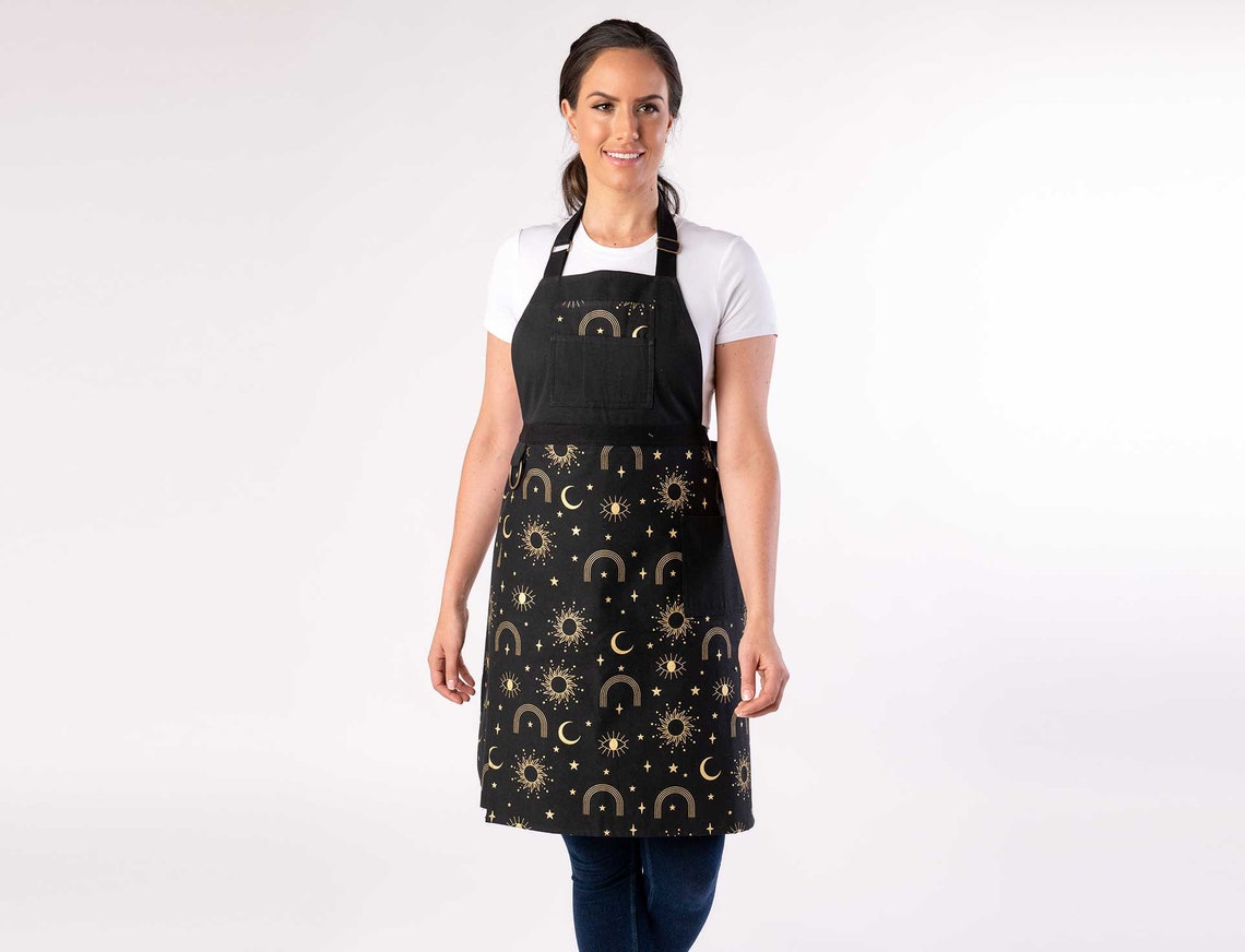 Split Leg Pottery Apron, Crafts Apron, Kitchen Apron, With Pockets for ...
