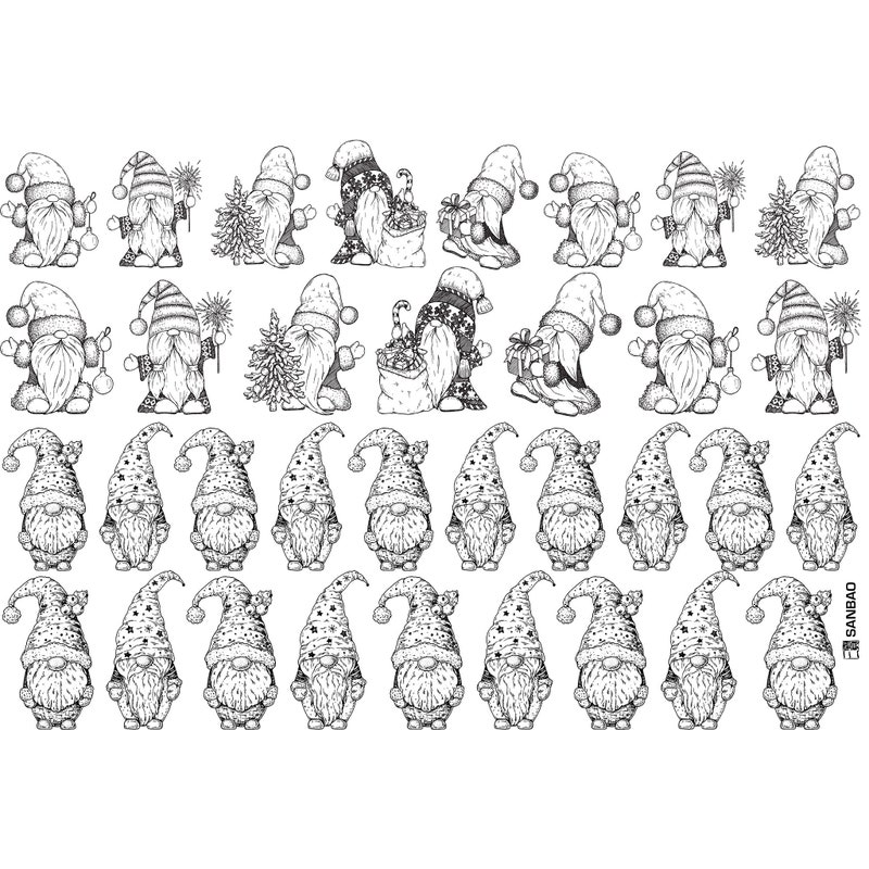 Gnome Decal for Ceramics - Etsy