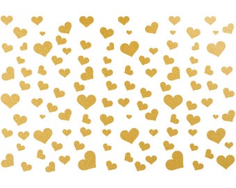 Ceramic Decal - Gold Overglaze Decal, Mini Heart - Etsy