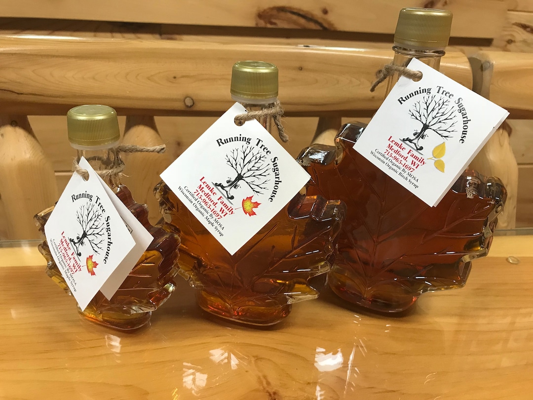 Organic Maple Syrup 100 Ml Maple Leaf - Etsy