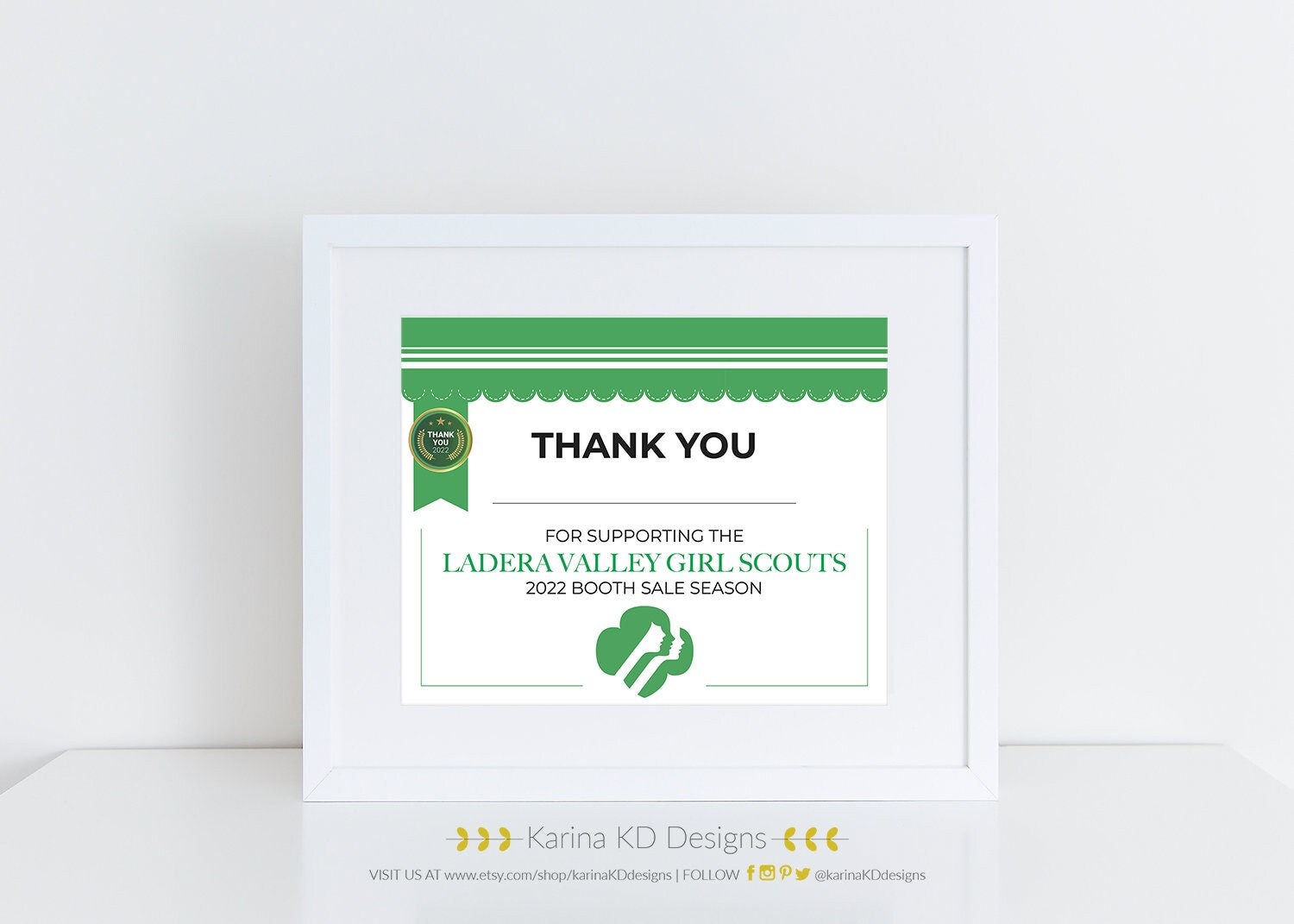 Personalized Girl Scout Certificate DIGITAL FILE PDF - Etsy