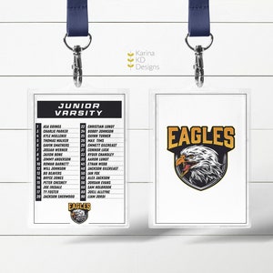 Personalized Team Roster Lanyard - Etsy