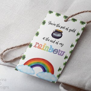 Pot of the Gold at the End of My Rainbow St. Patrick's Day Tag 2021 - Etsy