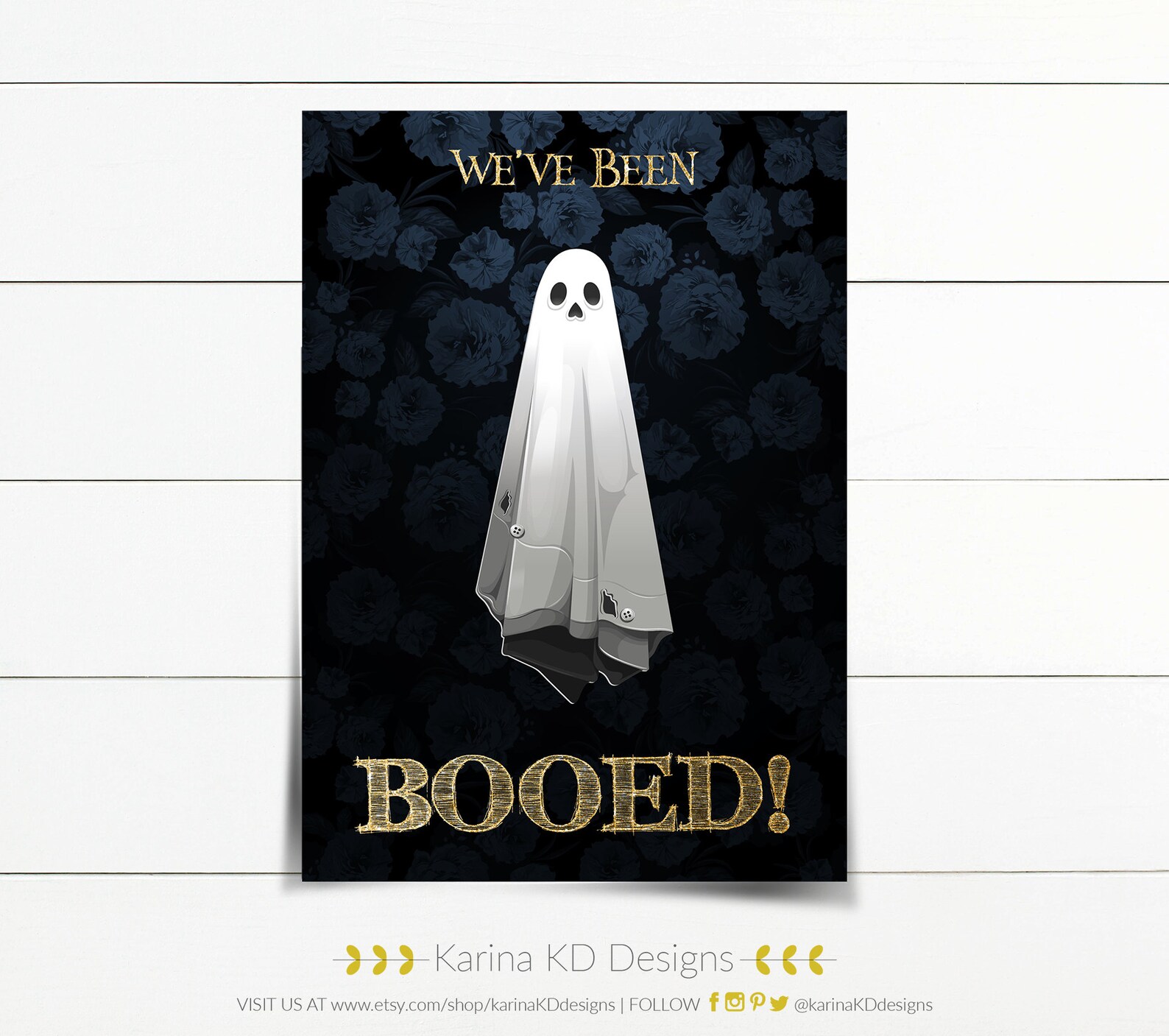 Halloween we've Been Booed Ghost - Etsy