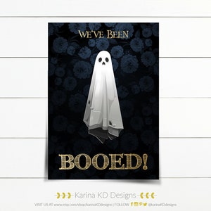 Halloween "we've Been Booed" Ghost - Etsy