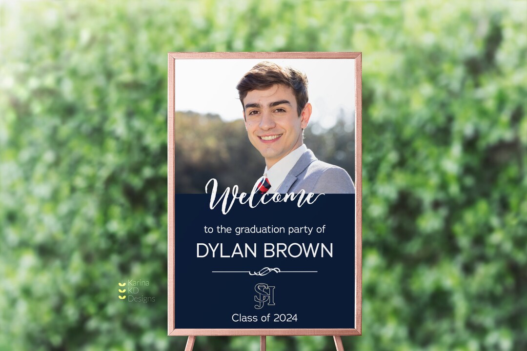 Dylan Graduation Welcome Sign - Etsy