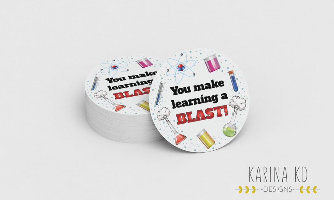 You Make Learning a Blast Teacher Appreciation Tag - Etsy