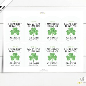 I Am so Lucky to Have You - St. Patrick's Day Tag - Etsy