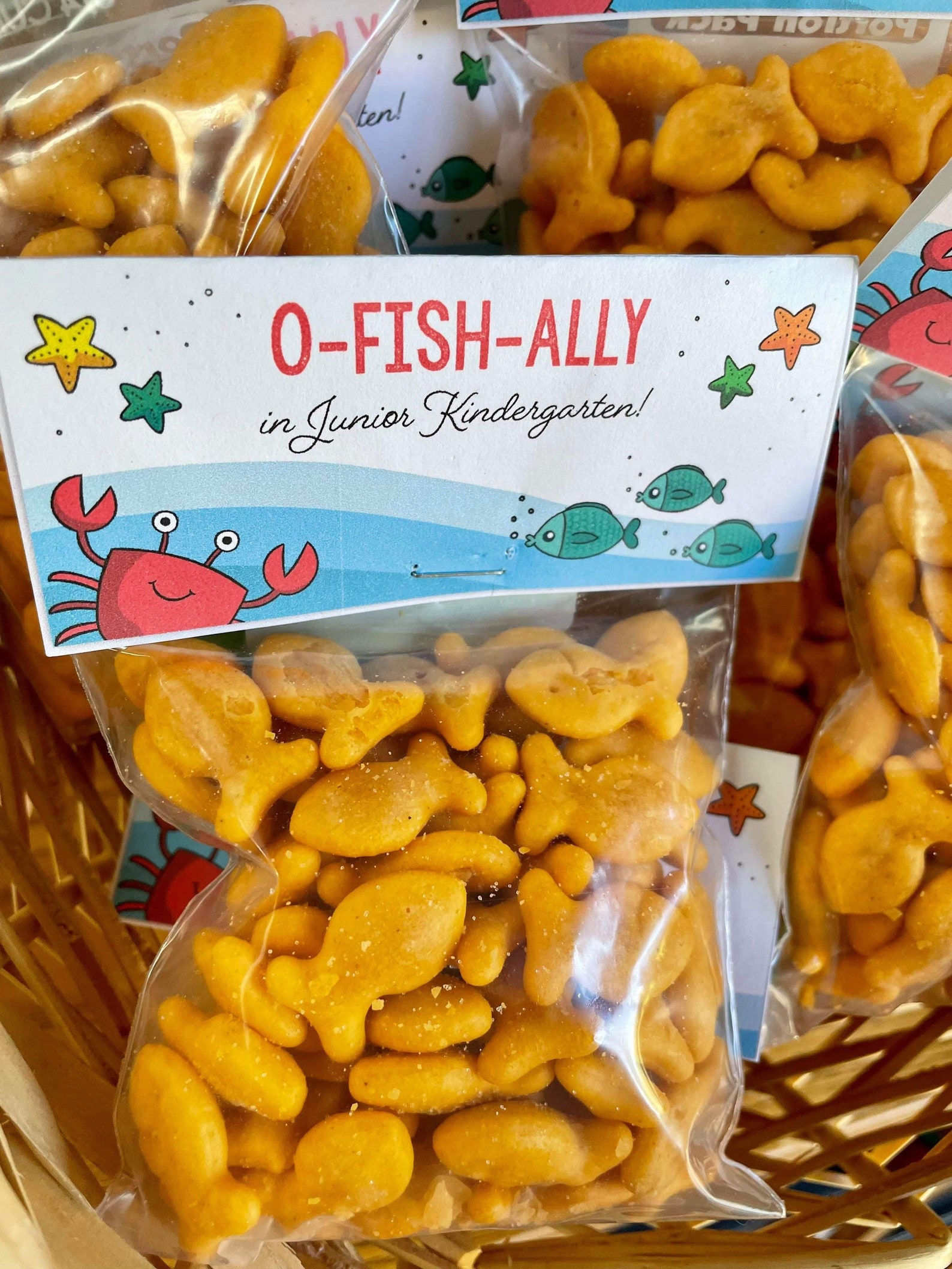 O-fish-ally Snack Bag Tags - Etsy
