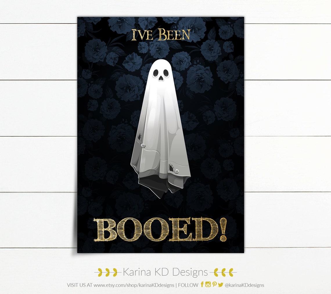 Halloween we've Been Booed Ghost - Etsy