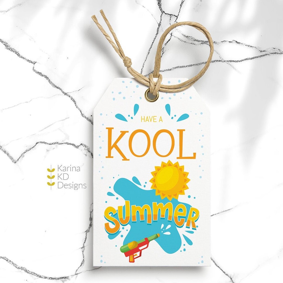 Fun & Kool Summer Gift Tags – Printable PDF - Etsy
