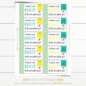 School Would KNOT Be the Same Without You! - Tags - Etsy