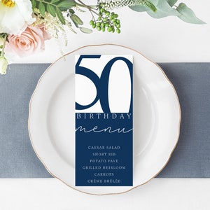 Milestone Color Block Menu - Etsy