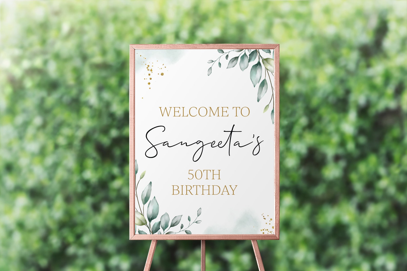 Eucalyptus Welcome Sign - Etsy