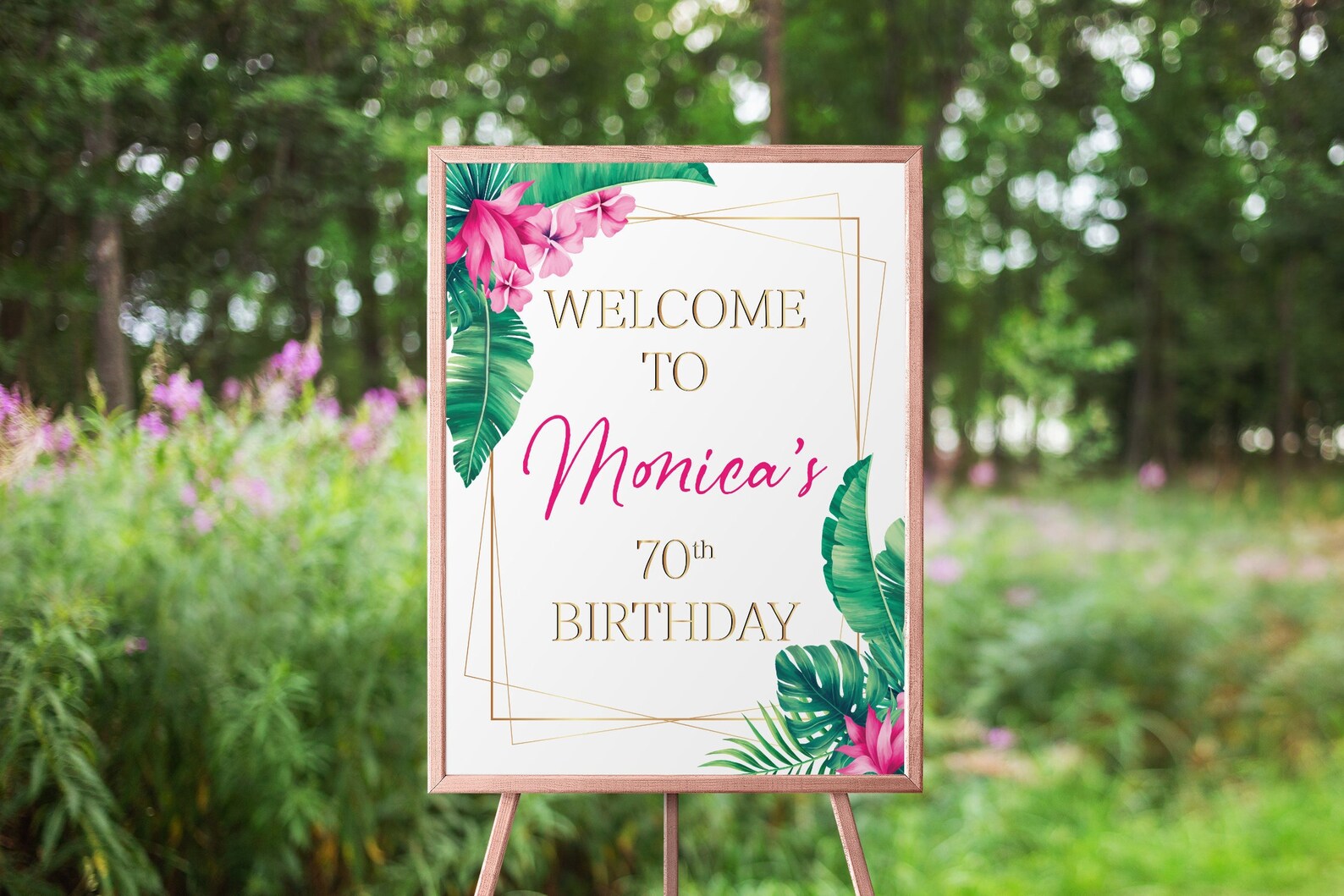 Tropical Welcome Sign - Etsy