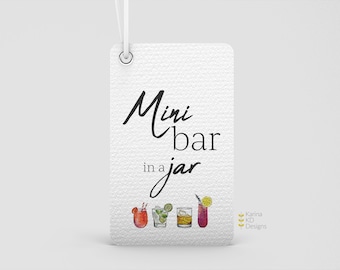 Mini Bar in a Jar With Multiple Design Options - Etsy