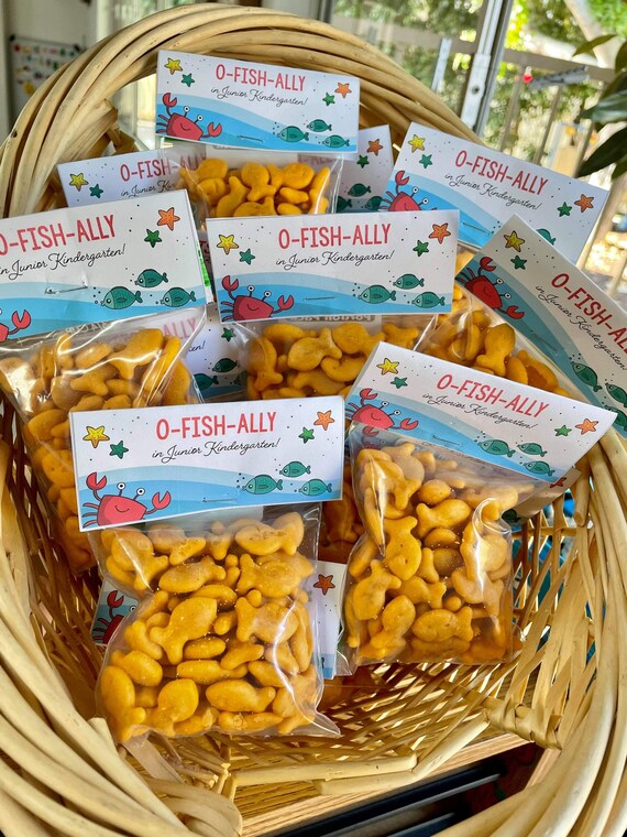 O-fish-ally Snack Bag Tags - Etsy