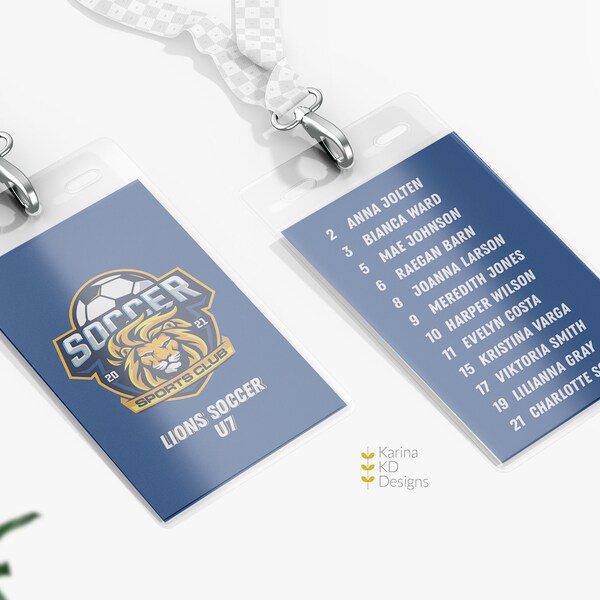 Team Roster Laminated - Etsy