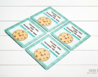 Printable Graduation Gift Tags One Smart Cookie High School - Etsy