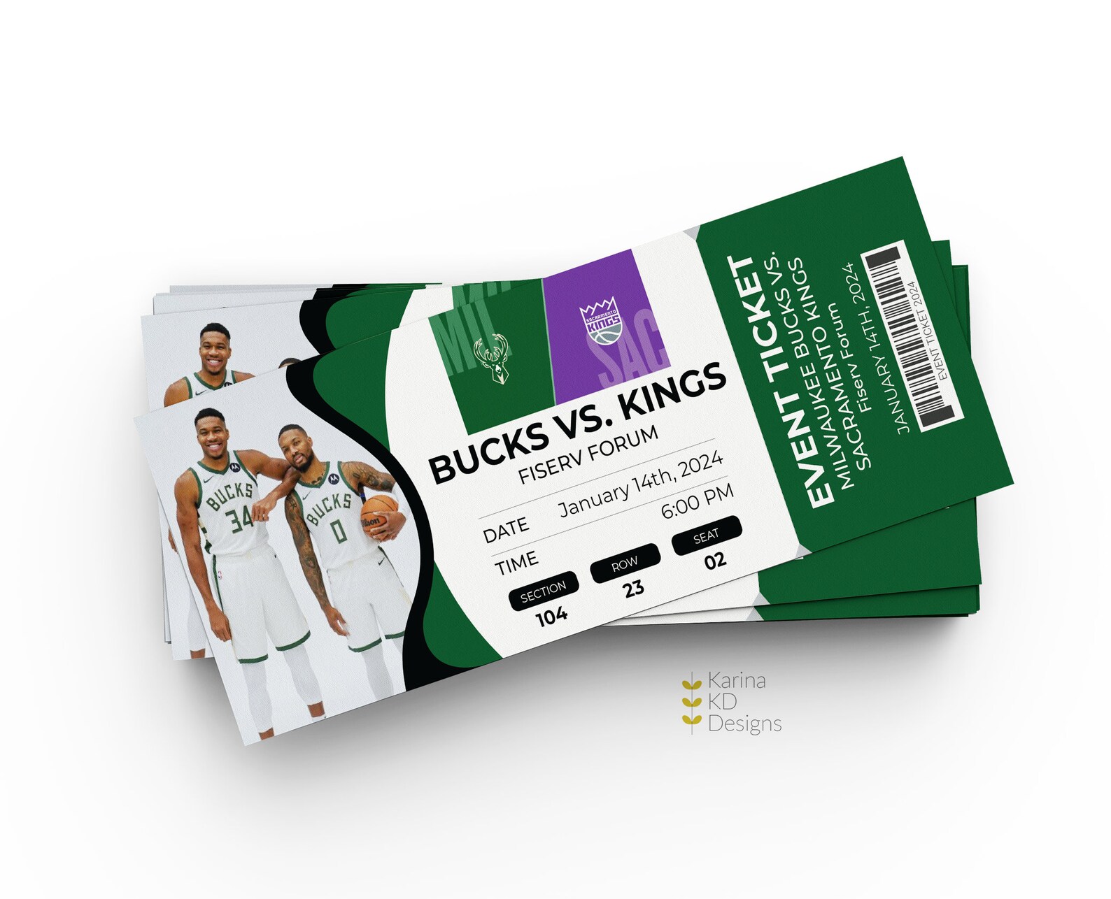 PERSONALIZED Event Ticket (sports, Concerts, Shows...) - Etsy