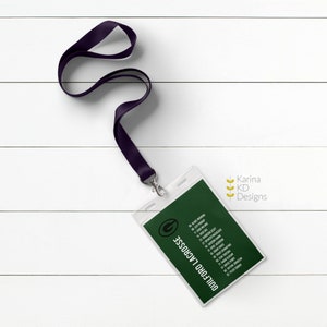Color Block Personalized Team Roster Lanyard - Etsy
