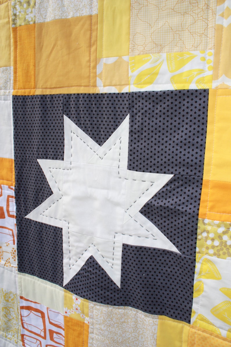 All the Stars - Modern Quilt Pattern - Wonky Stars! - Etsy