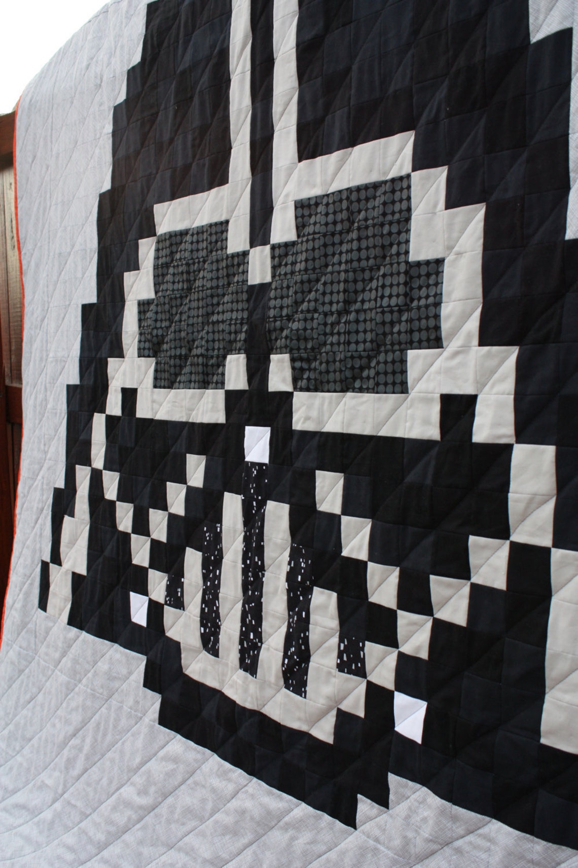 The Dark Side Quilt Pattern! an Unofficial Darth Vader/star Wars Modern ...