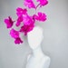 Kentucky Derby Hat Fascinator Fuchsia Bright Hot Pink Two Tone ...