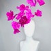 Kentucky Derby Hat Fascinator Fuchsia Bright Hot Pink Two Tone ...