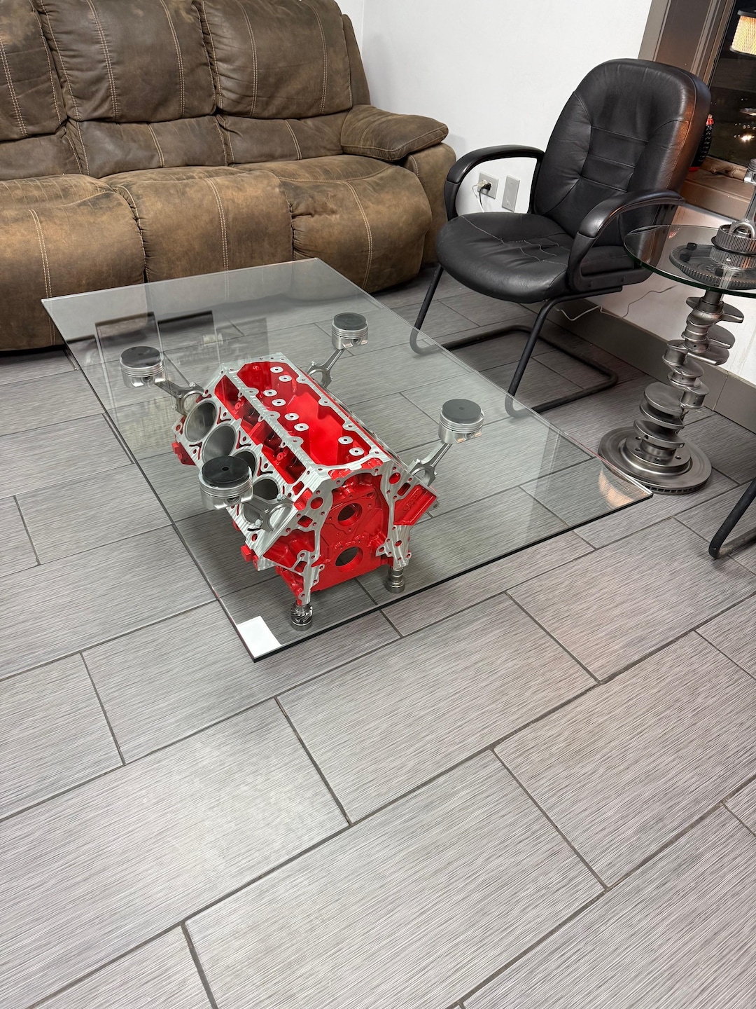 LS V8 Engine Block Coffee Table - Etsy