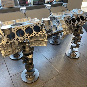 Custom Up-cycled Automotive Engine Block and Wheel Tables (contact Us ...