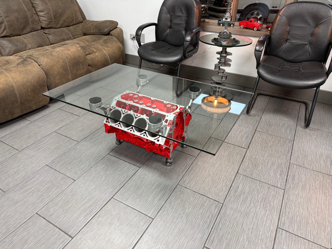 LS V8 Engine Block Coffee Table - Etsy