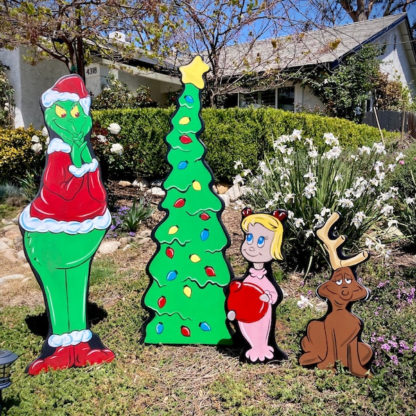 Grinch Cutout - Etsy