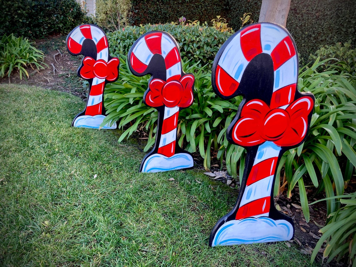 Christmas Candy Cane Yard Display - Etsy