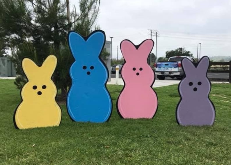 Peep Prop Set Yard Display - Etsy