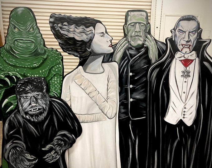 Traditional Monsters Set of 5 - Etsy