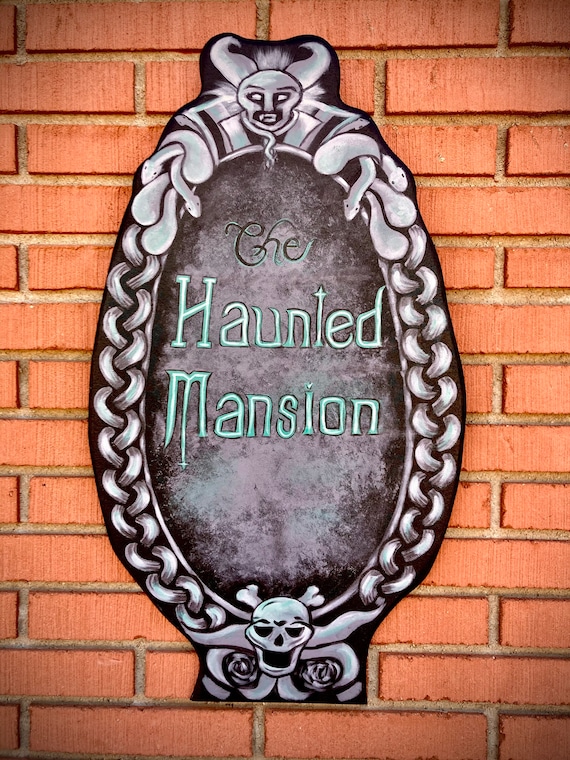 Haunted Mansion Sign | Etsy