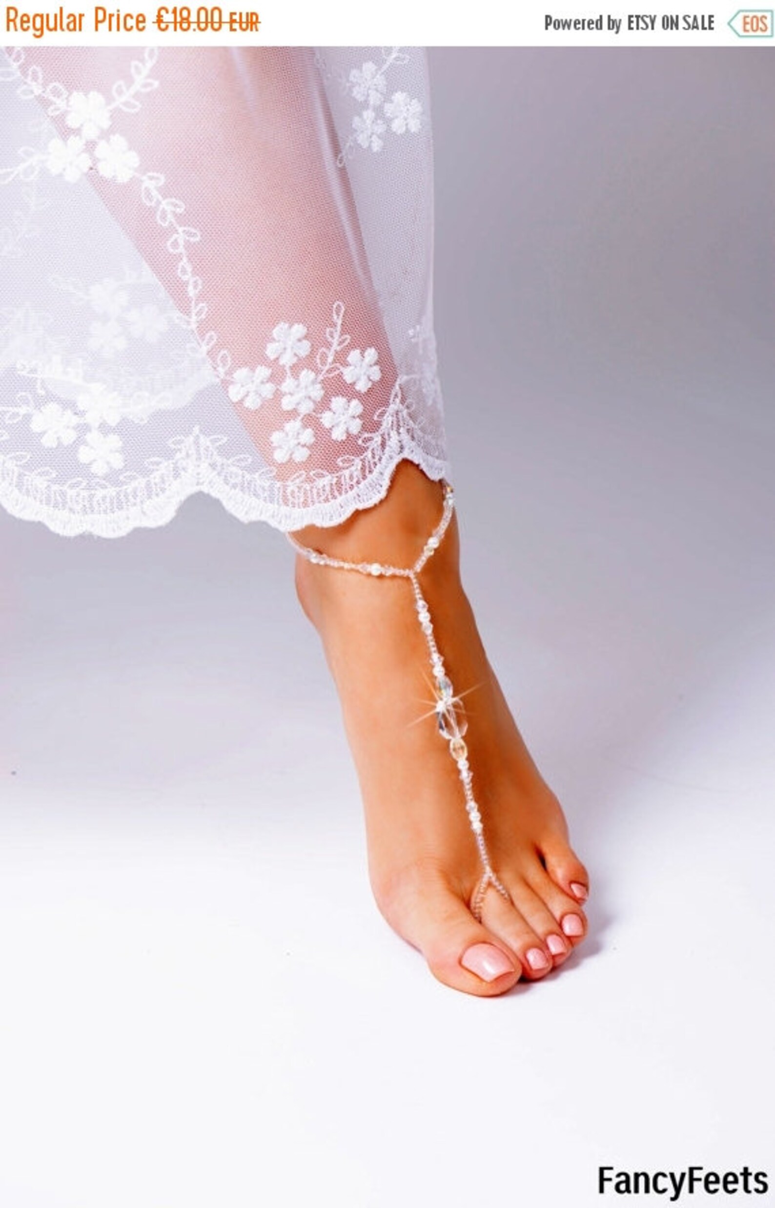 Beaded Barefoot Sandals Barefoot Sandals Beach Wedding | Etsy