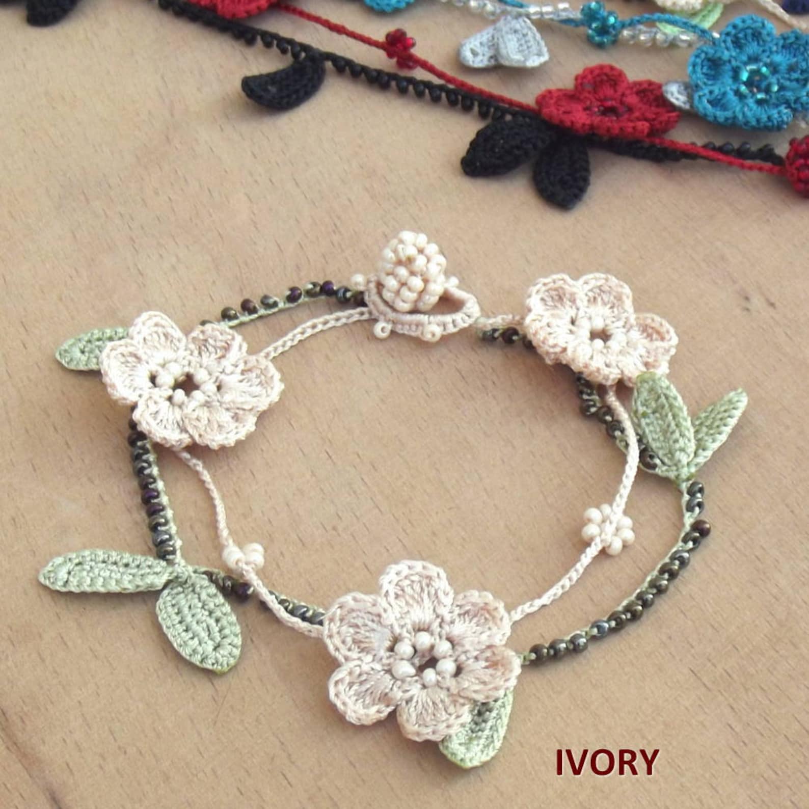 Turkish OYA Lace - Bracelet - Mary *4 Colors - Etsy