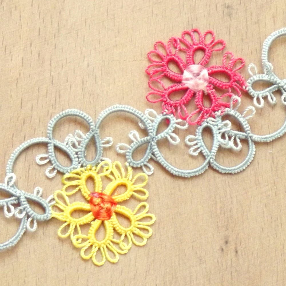 Turkish OYA Lace - Bracelet - HANABI Multi Color / Crocheted Jewelry ...