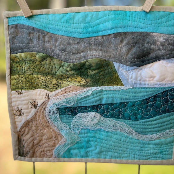 Modern Beach Quilt - Etsy