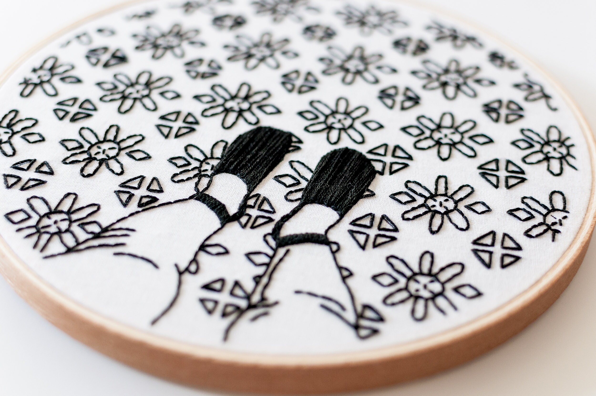 Fancy Feet Embroidery Pattern PDF Digital Download | Etsy