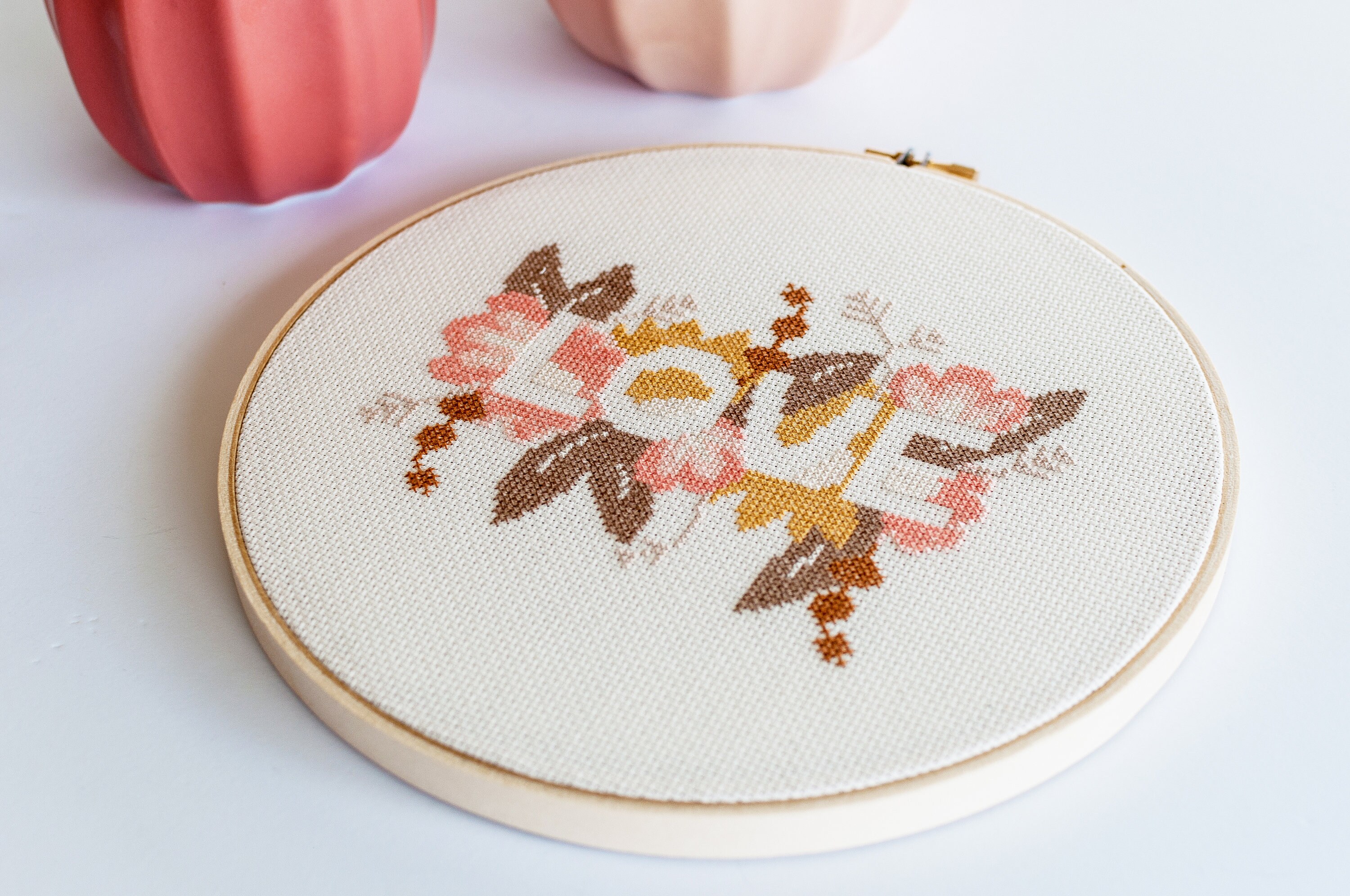 LOVE Cross Stitch Pattern PDF Digital Download Do It - Etsy