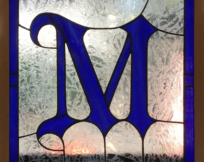 Stained Glass "m" - Etsy