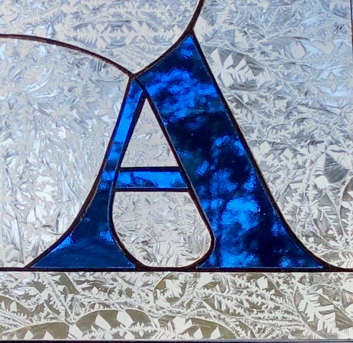 Stained Glass Letter Designs