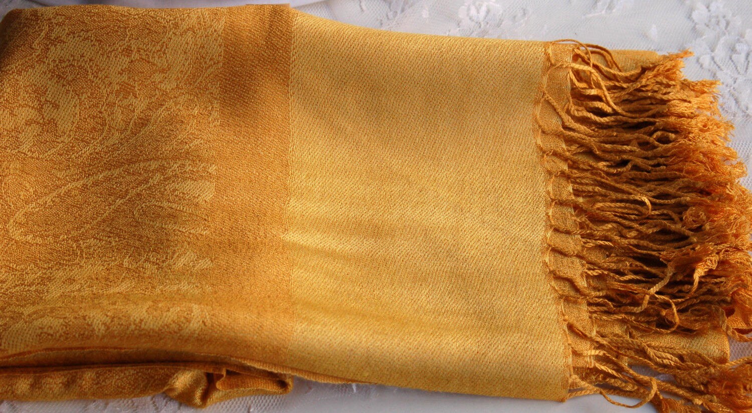 Pashmina Scarf.Golden Yellow Pashmina/Shawl | Etsy
