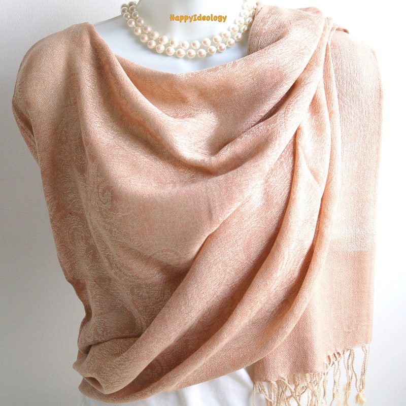 Beige Scarf - Etsy