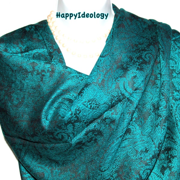 Turquoise Scarves - Etsy