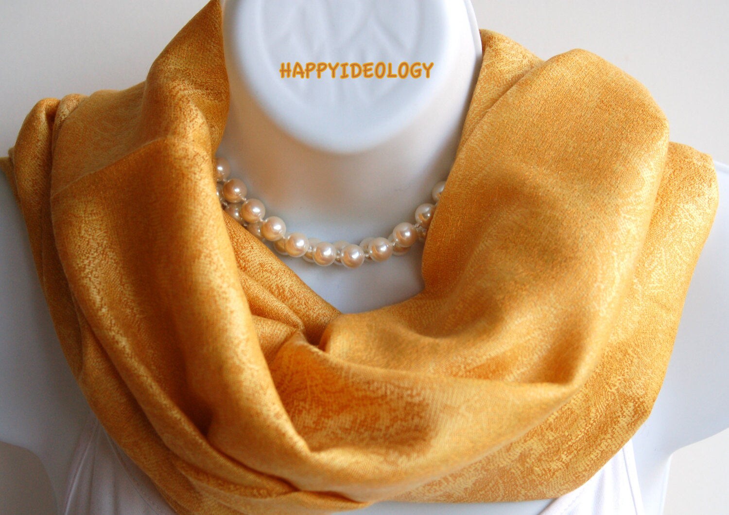 Pashmina Scarf.Golden Yellow Pashmina/Shawl | Etsy