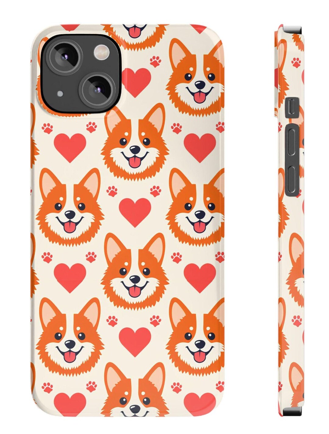 Adorable Corgi iPhone Case - A Must-have for Dog Lovers on the Go" - Etsy